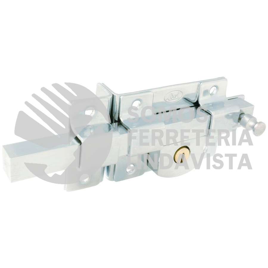 L570DCBB CERRADURA DE BARRA LIBRE FUNCION DERECHA, CROMO BRILLANTE ...