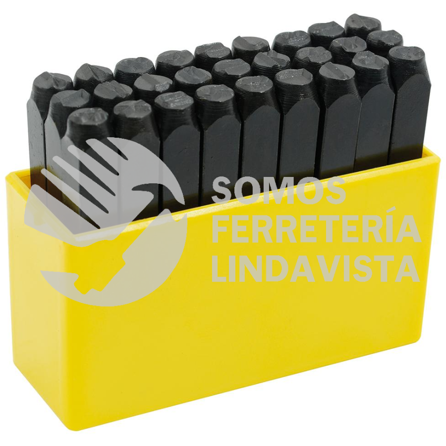 117226 JUEGO DE LETRAS DE GOLPE 6 MM SURTEK - UrreaTools